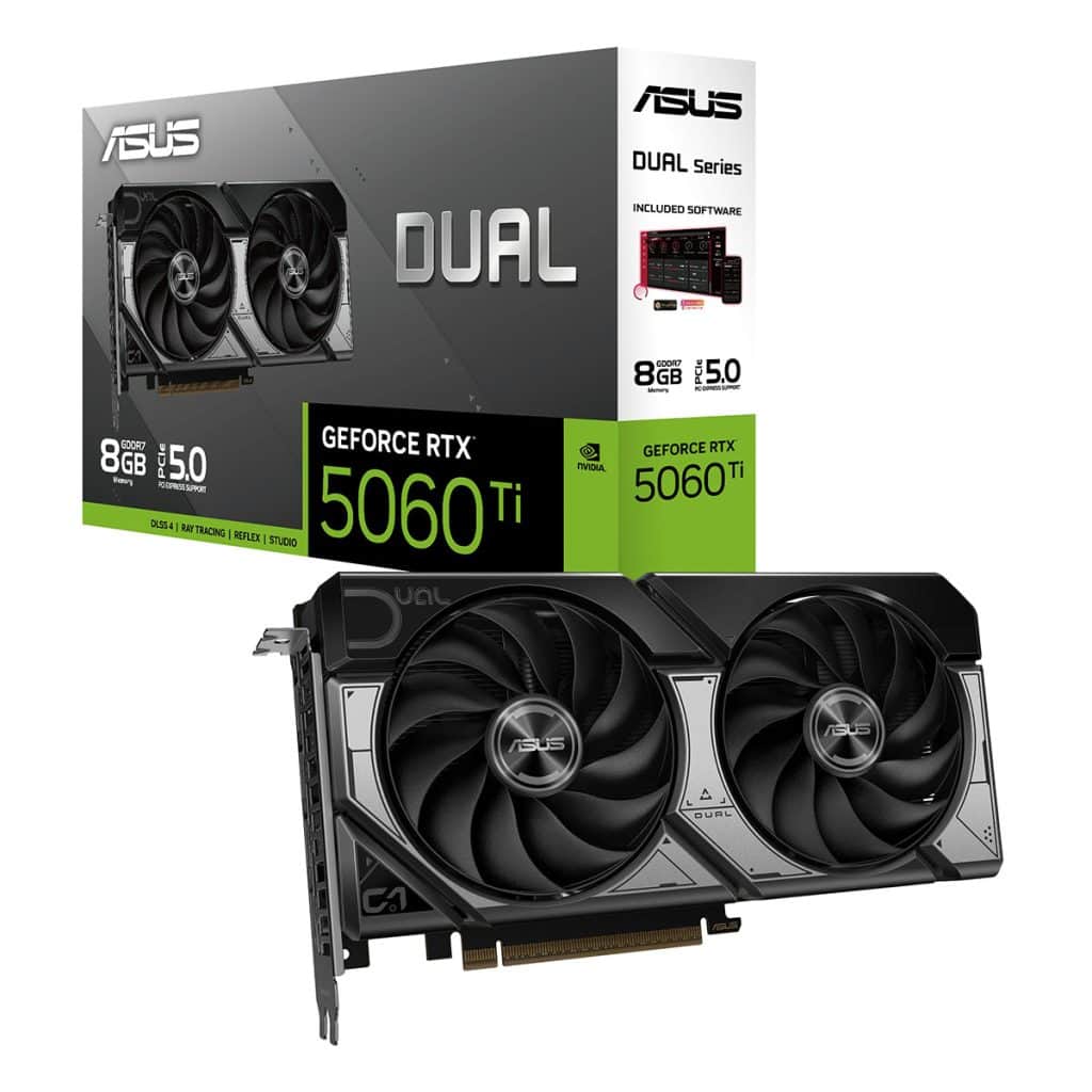 ASUS DUAL GeForce RTX 5060 Ti 8GB rafische Kaart - Azoth Gaming