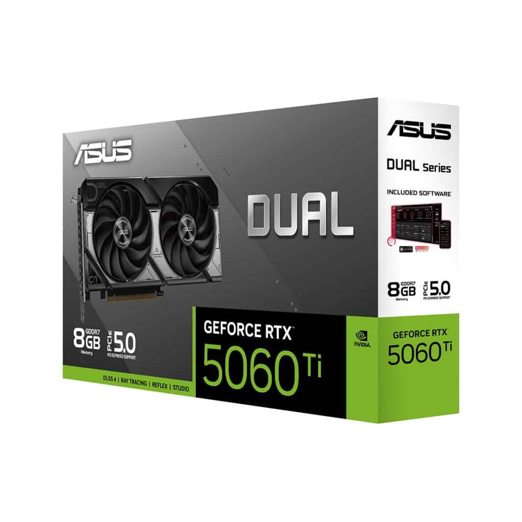ASUS DUAL GeForce RTX 5060 Ti 8GB rafische Kaart - Azoth Gaming